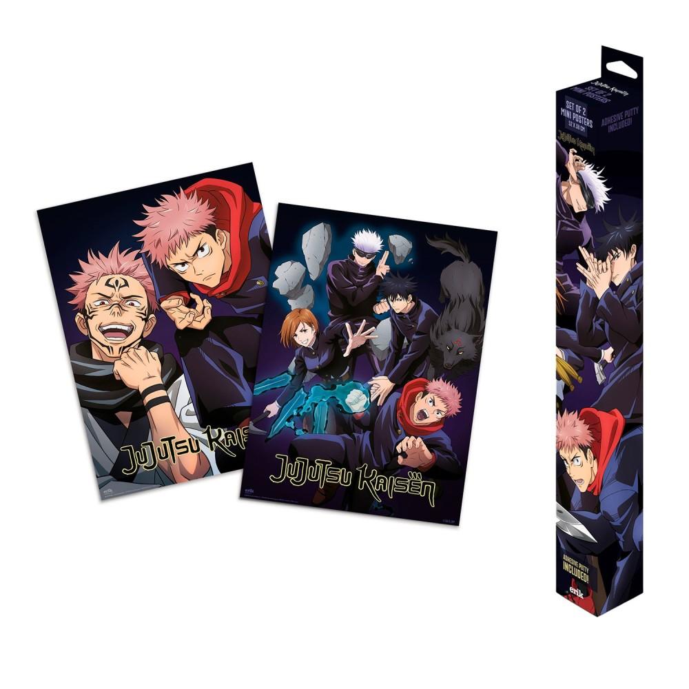 JUJUTSU KAISEN - Set of 2 Mini Posters 38x52cm : ShopForGeek.com ...