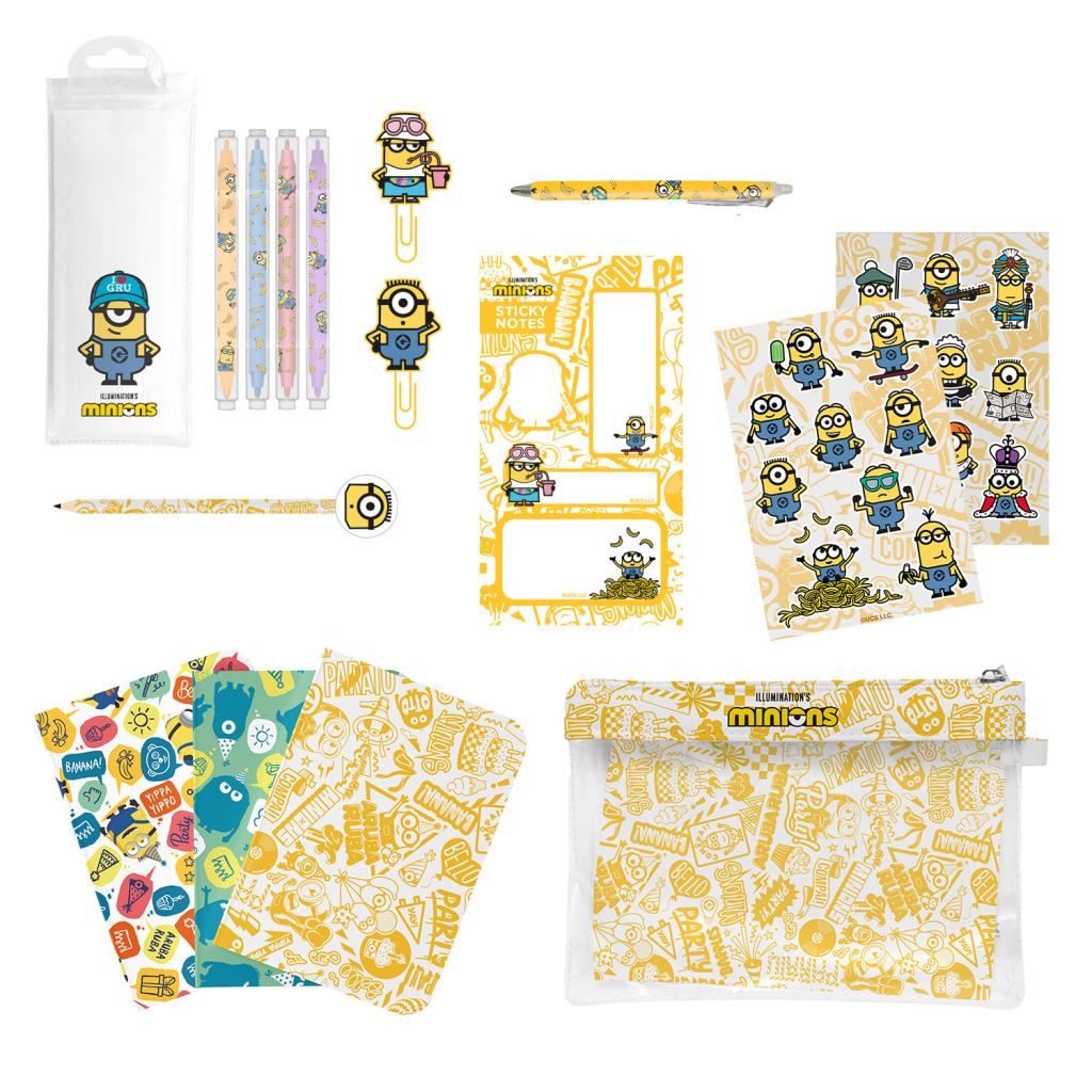 MINIONS - Stationery Set with 3 A6 Notebooks - 10pc. : ShopForGeek.com ...