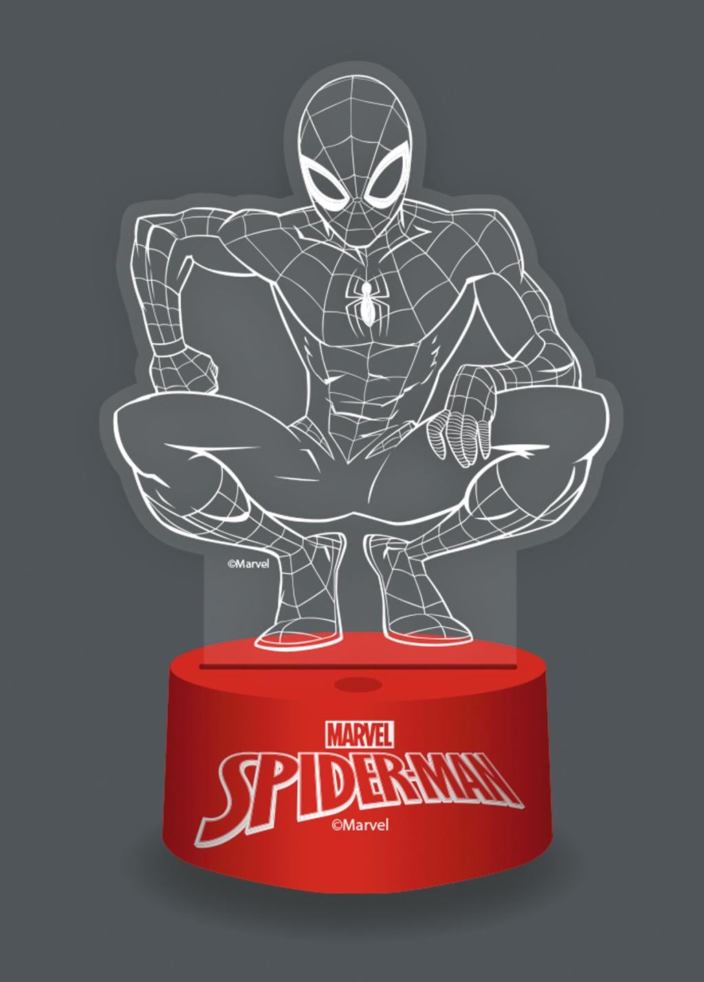 SPIDER-MAN - 3D Lamp RGB with Remote : ShopForGeek.com: Lámpara Arditex ...
