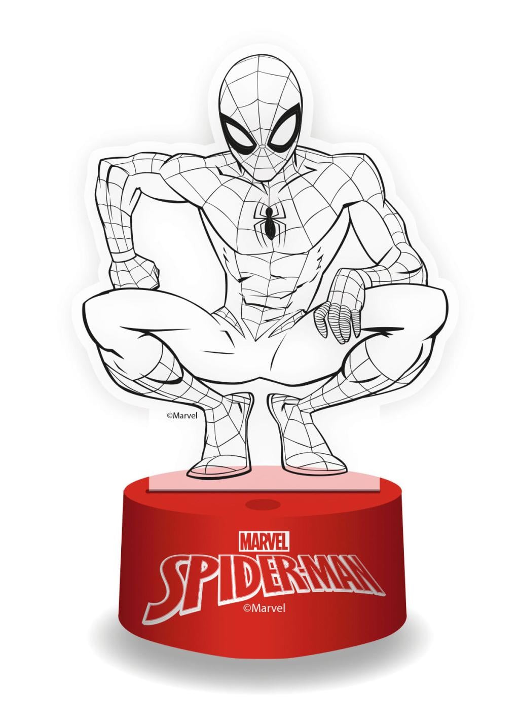 SPIDER-MAN - 3D Lamp RGB with Remote : ShopForGeek.com: Lámpara Arditex ...