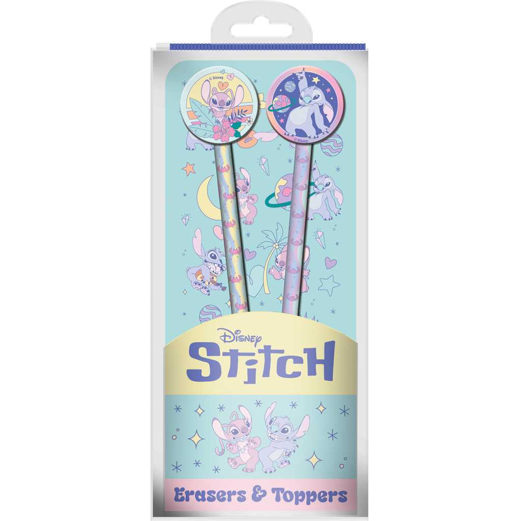 STITCH & ANGEL - Space Rocks - Set of 2 Pencils with Toppers ...