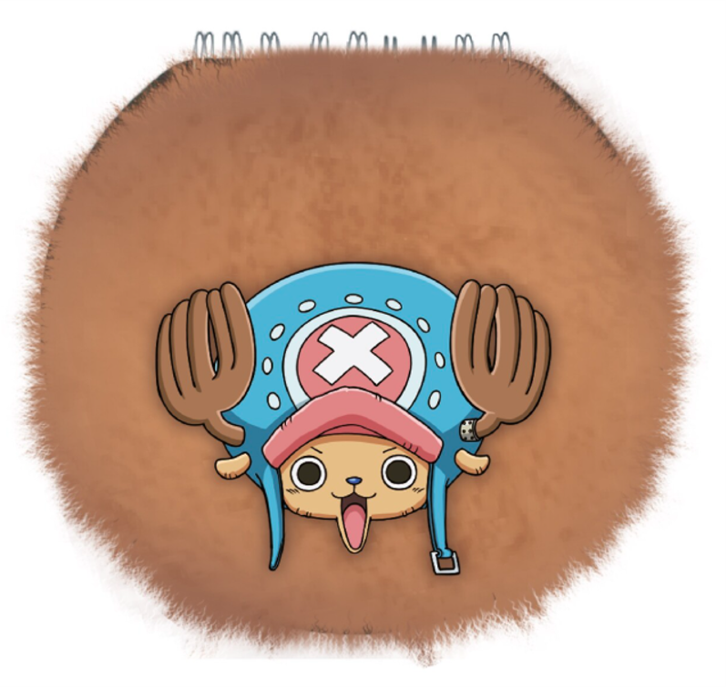 ONE PIECE - Chopper - Round Fuzzy Notebook : ShopForGeek.com ...
