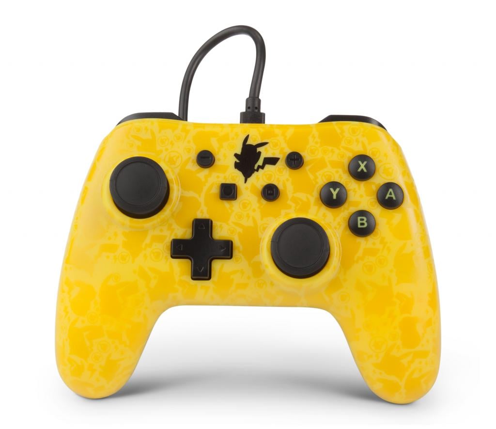 Wired Controller Pokemon Pikachu Silhouette - Nintendo Switch ...