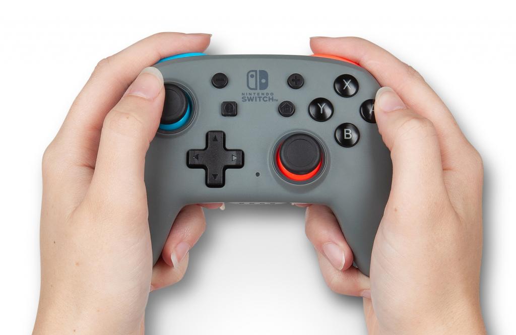 Wireless Nano Enhanced Controller Grey-Neon - Nintendo Switch ...