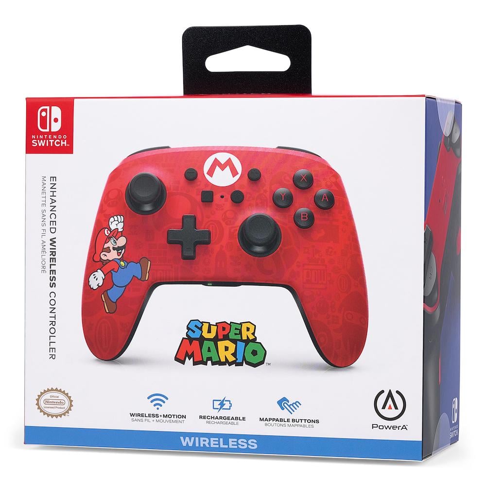 Wireless Enhanced Controller Here We Go Mario - Nintendo Switch ...