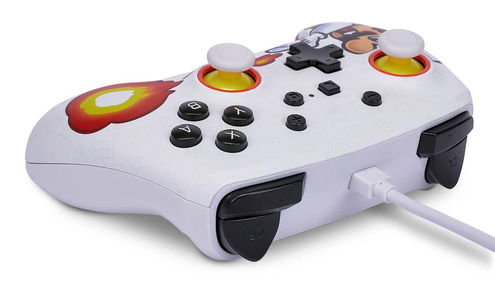 Wired Enhanced Controller Fireball Mario - Nintendo Switch ...