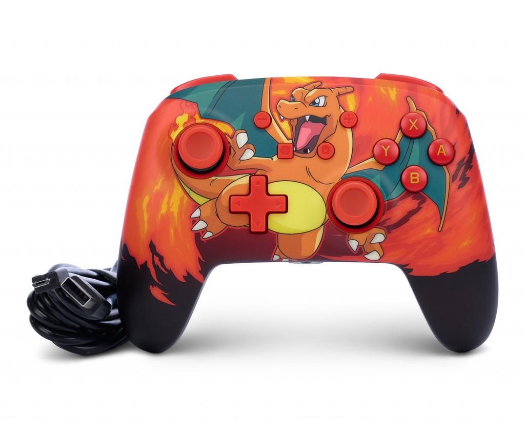 Wired Controller Charizard Vortex - Nintendo Switch : ShopForGeek.com: Manette Power-A Pokemon