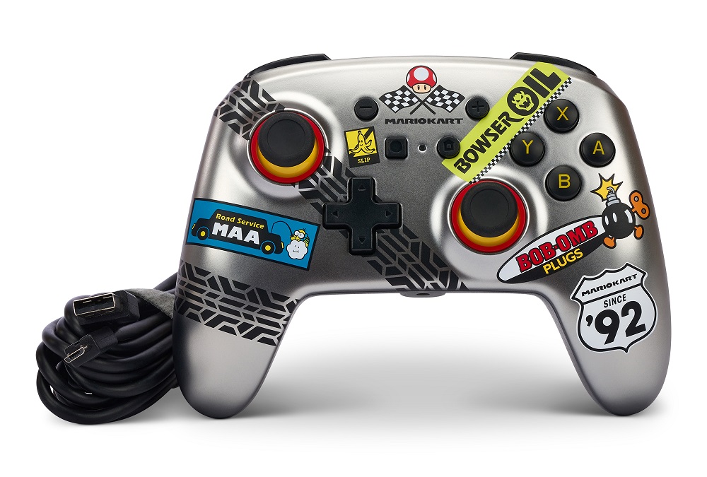 Wired Controller for Nintendo Switch - Metalic Effect - Mario Kart ...