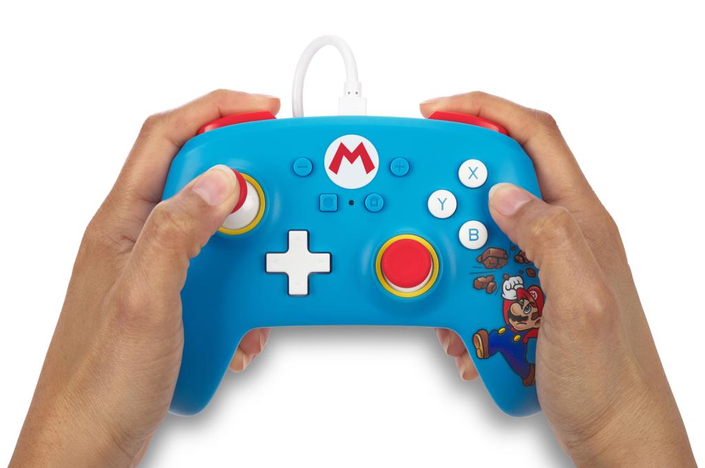 Wired Basic Controller Nintendo Switch - Brick Breaker Mario : ShopForGeek.com: Joystick Power-A ...