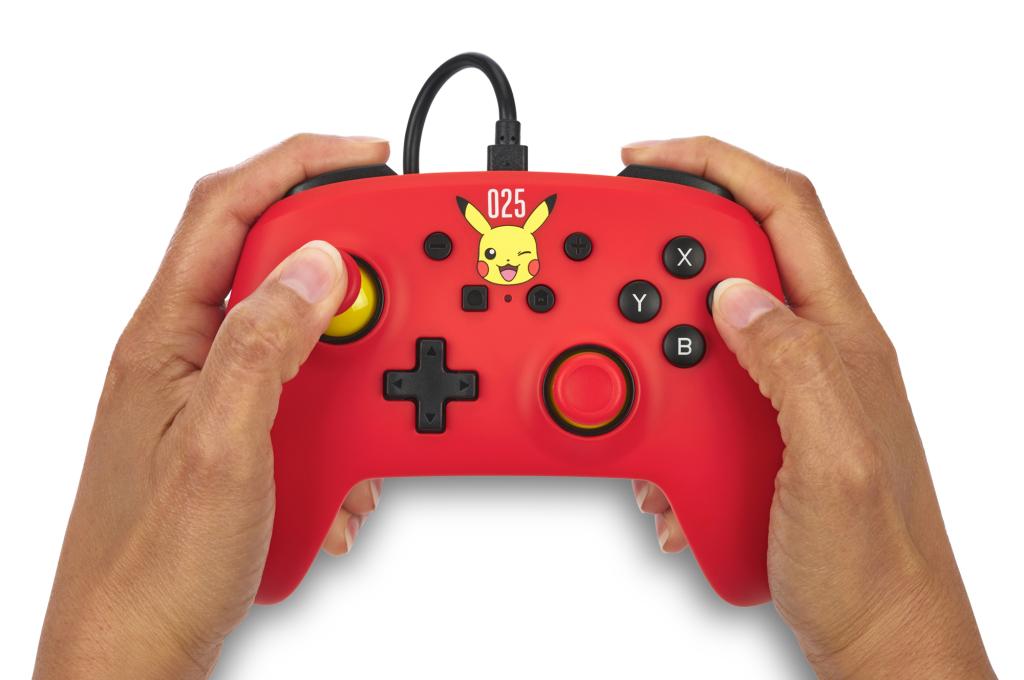 Wired Basic Controller Nintendo Switch - Laughing Pikachu : ShopForGeek ...