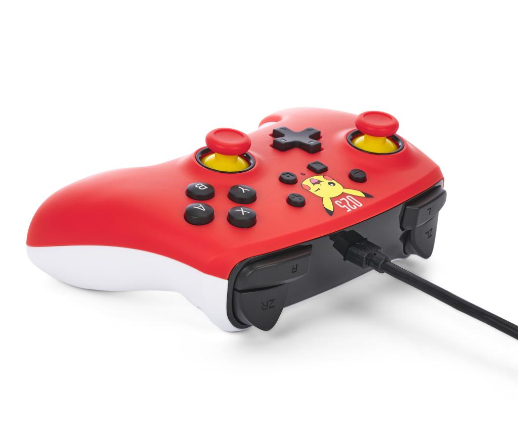Wired Basic Controller Nintendo Switch - Laughing Pikachu : ShopForGeek ...