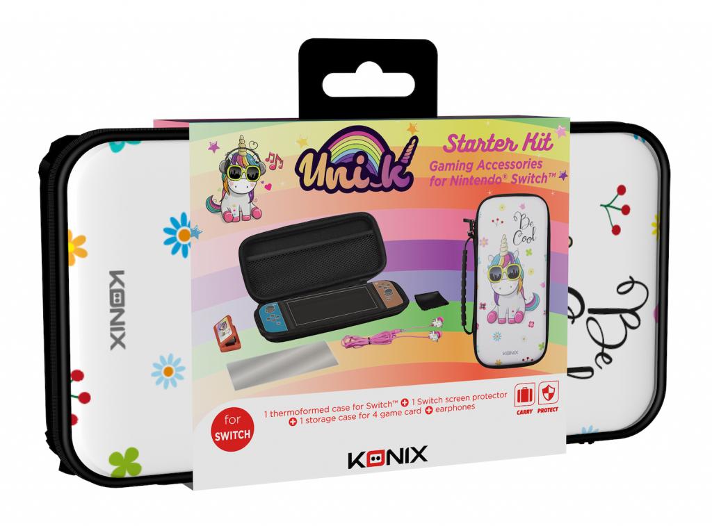 Unik - Nintendo Switch Starter Pack : ShopForGeek.com: Accessories KONIX