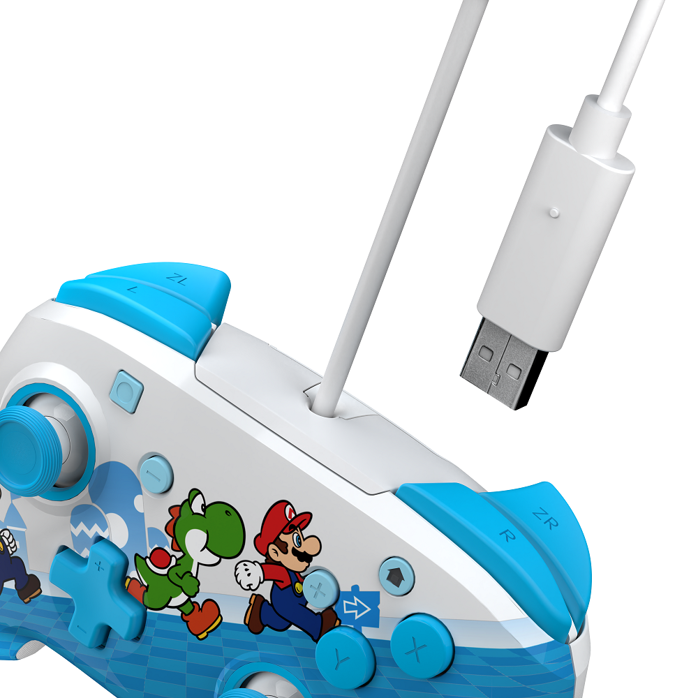 Official Switch Wired Controller - Mario Escape : ShopForGeek.com ...