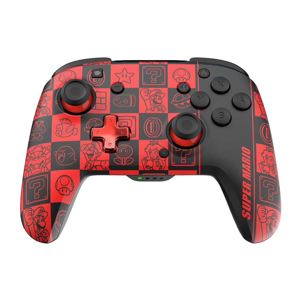 Official Wireless Deluxe Controller Nintendo Switch GLOW - Super Icons ...