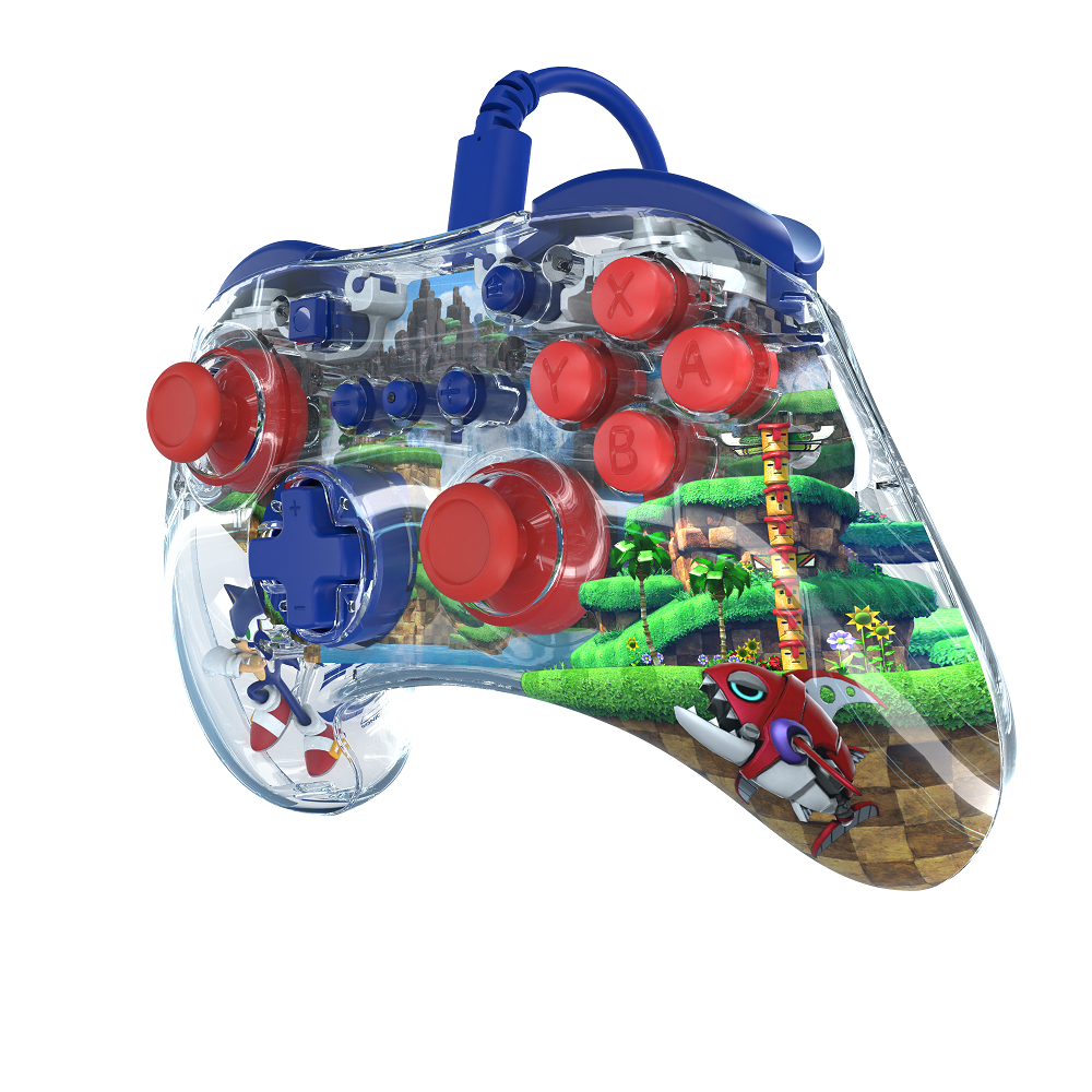 Official Switch Wired RealMz Controller - Sonic Green Hill ...