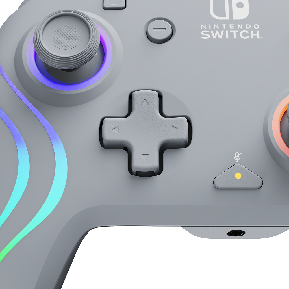 Official Switch Afterglow Wave Wired Controller - Grey : ShopForGeek ...