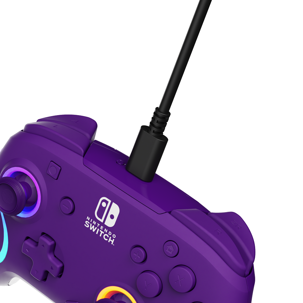 Official Afterglow Wave Wireless Controller Nintendo Switch - Purple ...