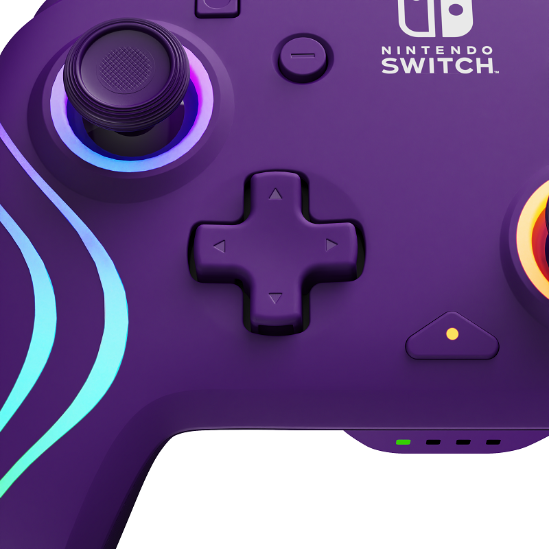 Official Afterglow Wave Wireless Controller Nintendo Switch - Purple ...