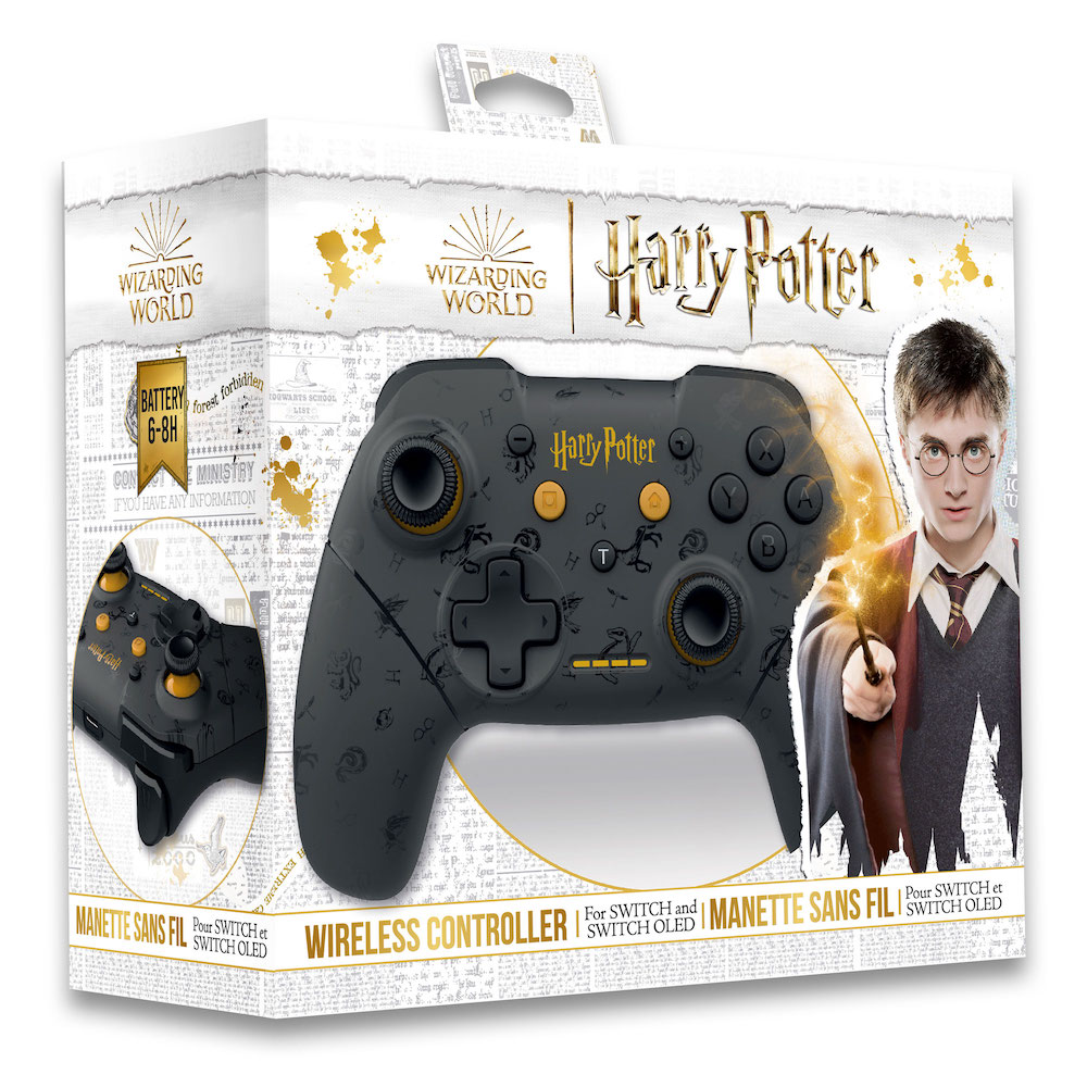 Wireless Controller Nintendo Switch - Harry Potter : ShopForGeek.com: Manette Trade Invaders ...