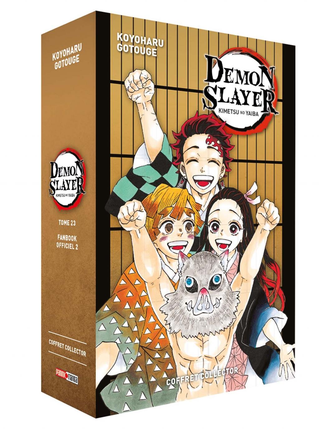 DEMON SLAYER - Tome 23 + Fanbook Tome 2 - Coffret Collector ...