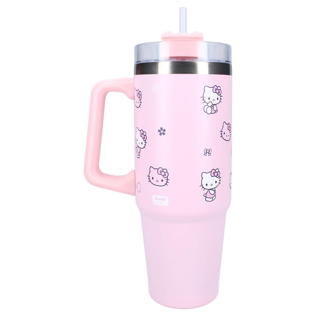 HELLO KITTY - Bliss - Travel Mug XL 900ml with straw : ShopForGeek.com: Mug Vadobag Hello Kitty