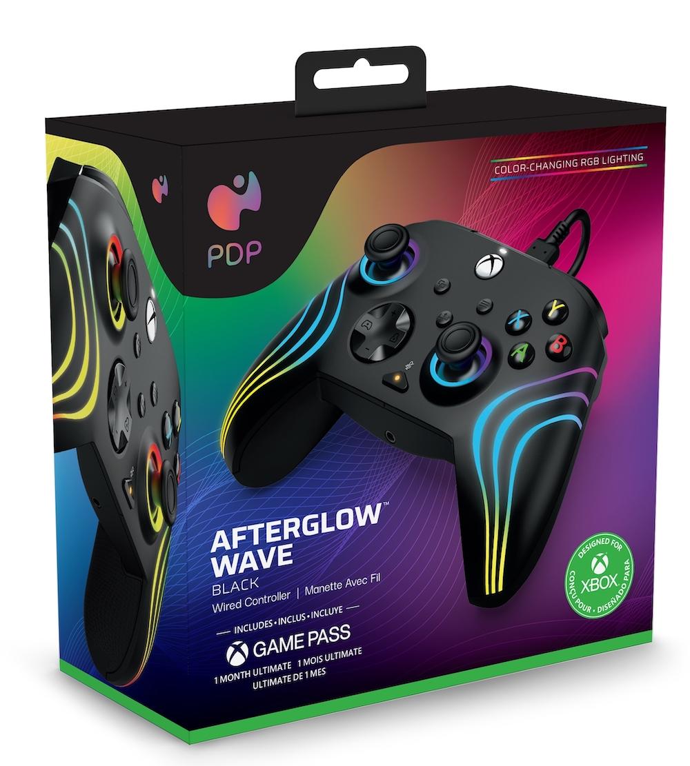 Wired Afterglow Controller Wave Black - Xbox Series X : ShopForGeek.com ...